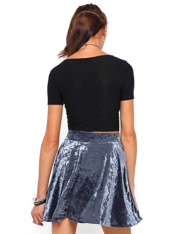 ИДЕИ! Серая юбка с чем носить 78 фото